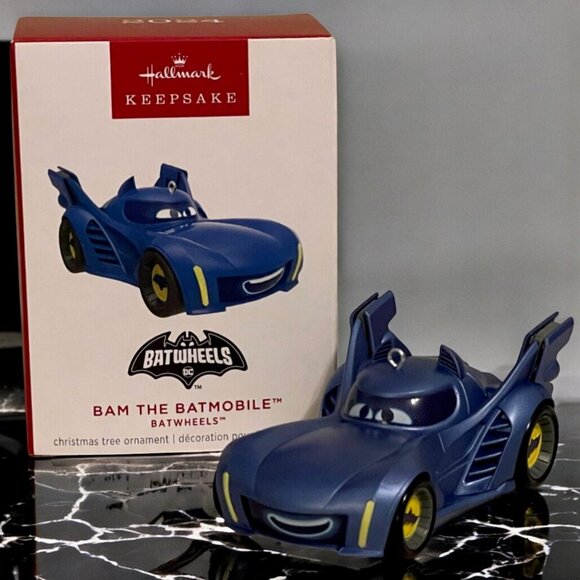 Hallmark | Holiday | Hallmark 224 Batwheels Bam The Batmobile Ornament ...